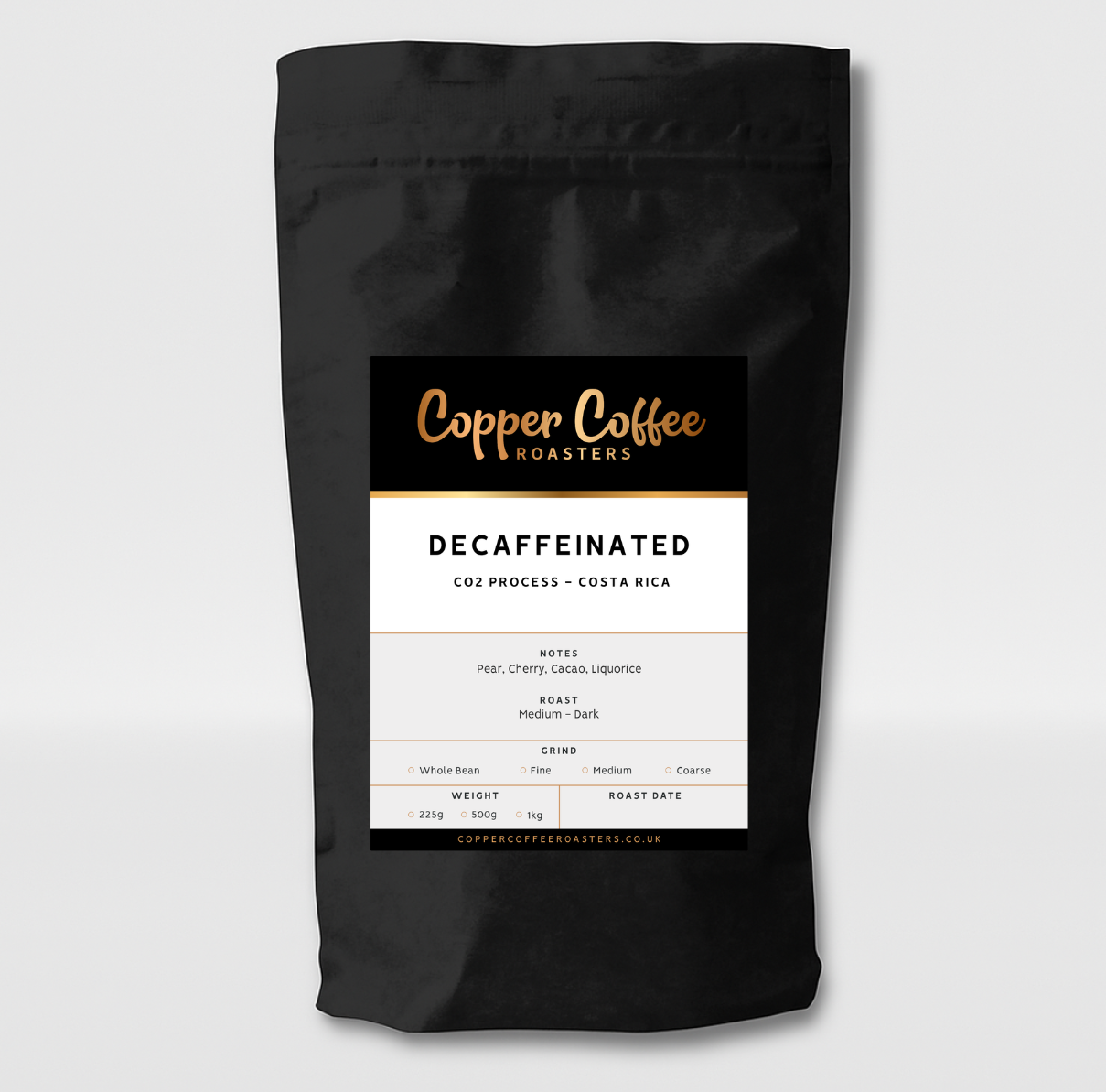 Decaffeinated Coffee Beans | Costa Rica | Buy Whole or Ground – Copper ...